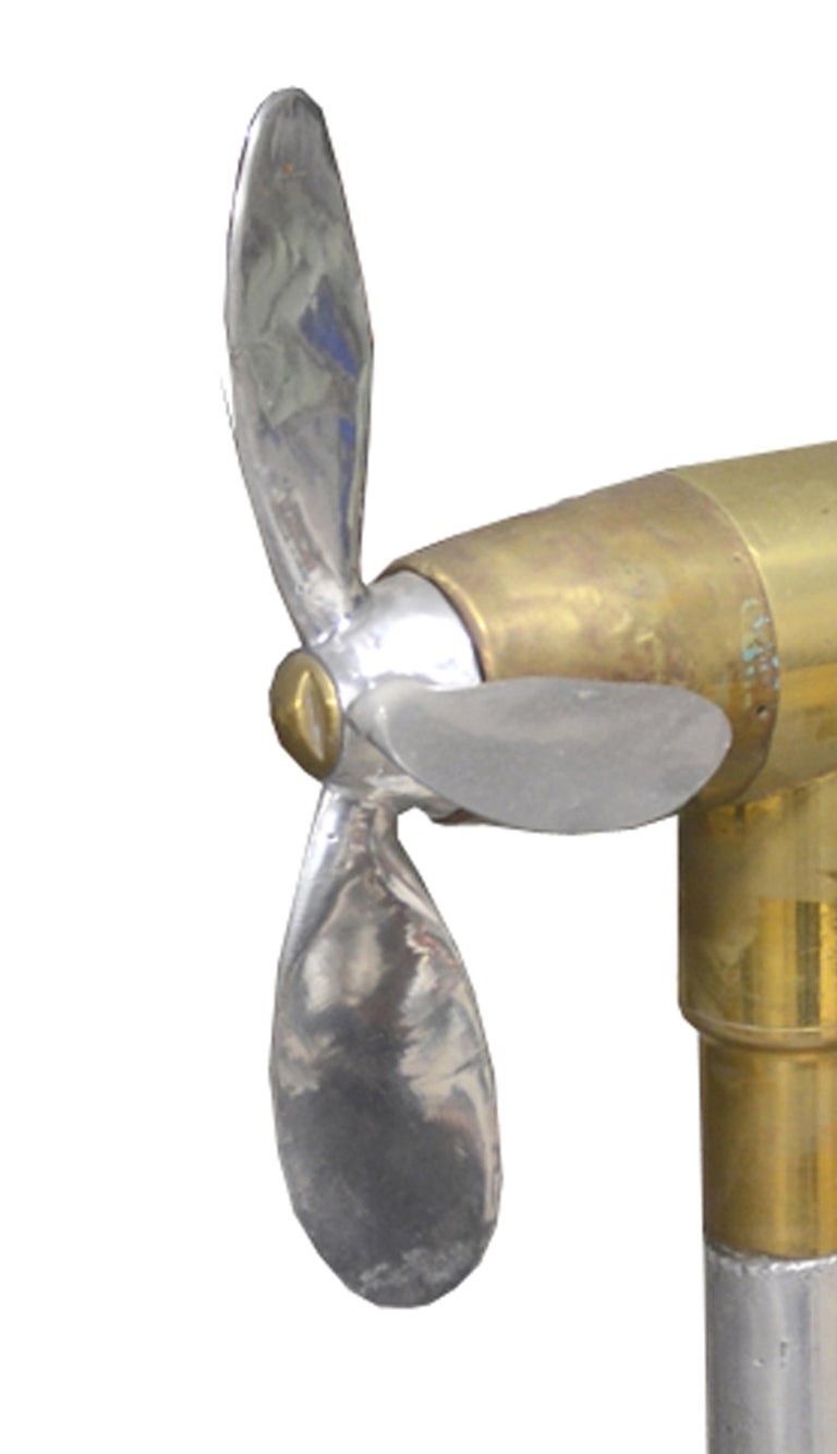 Ship's Anemometer in Brass at 1stDibs