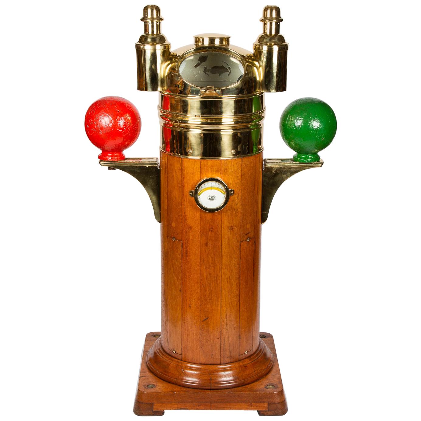 Ship's Binnacle Compass by Kelvin and Wilfrid O. White Co. at 1stDibs