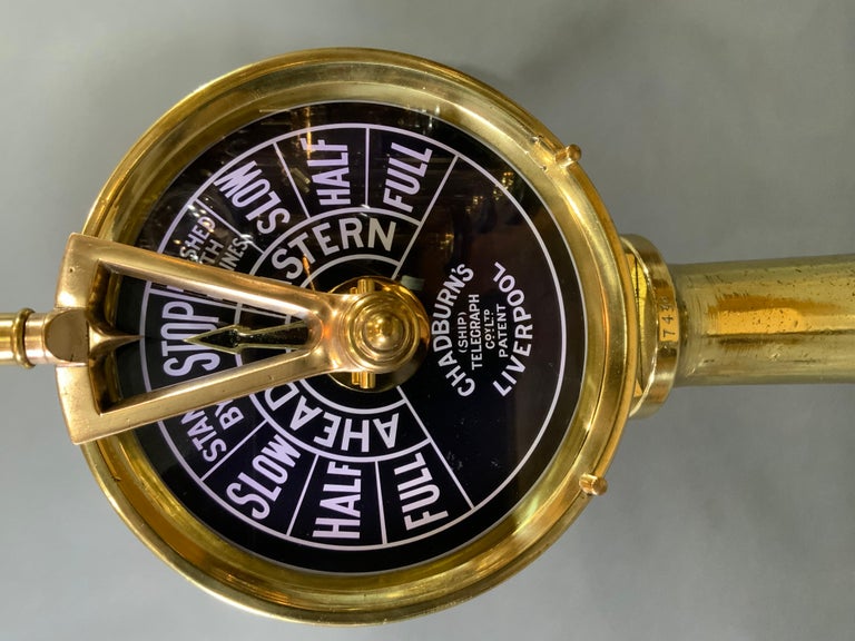 Ships Bridge Telegraph by Chadburns of England For Sale at 1stDibs