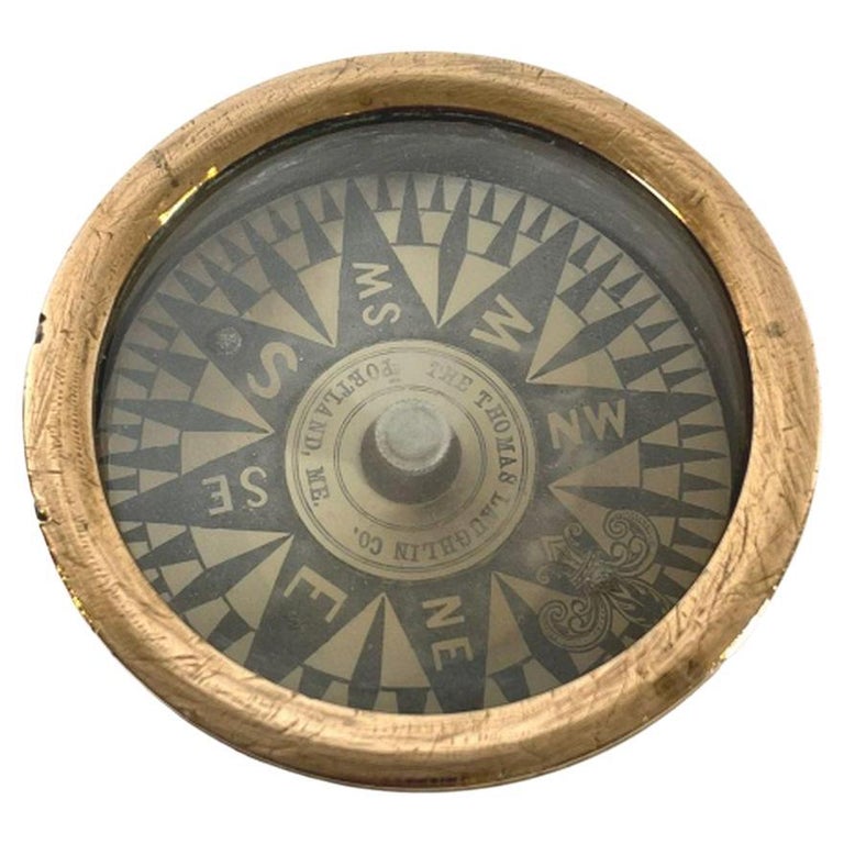 Ships Compass From 19th Century For Sale at 1stDibs