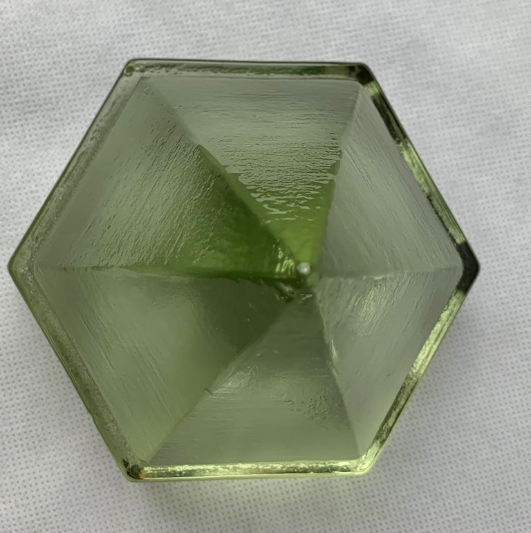 Ship's Green Glass Deck Prism at 1stDibs