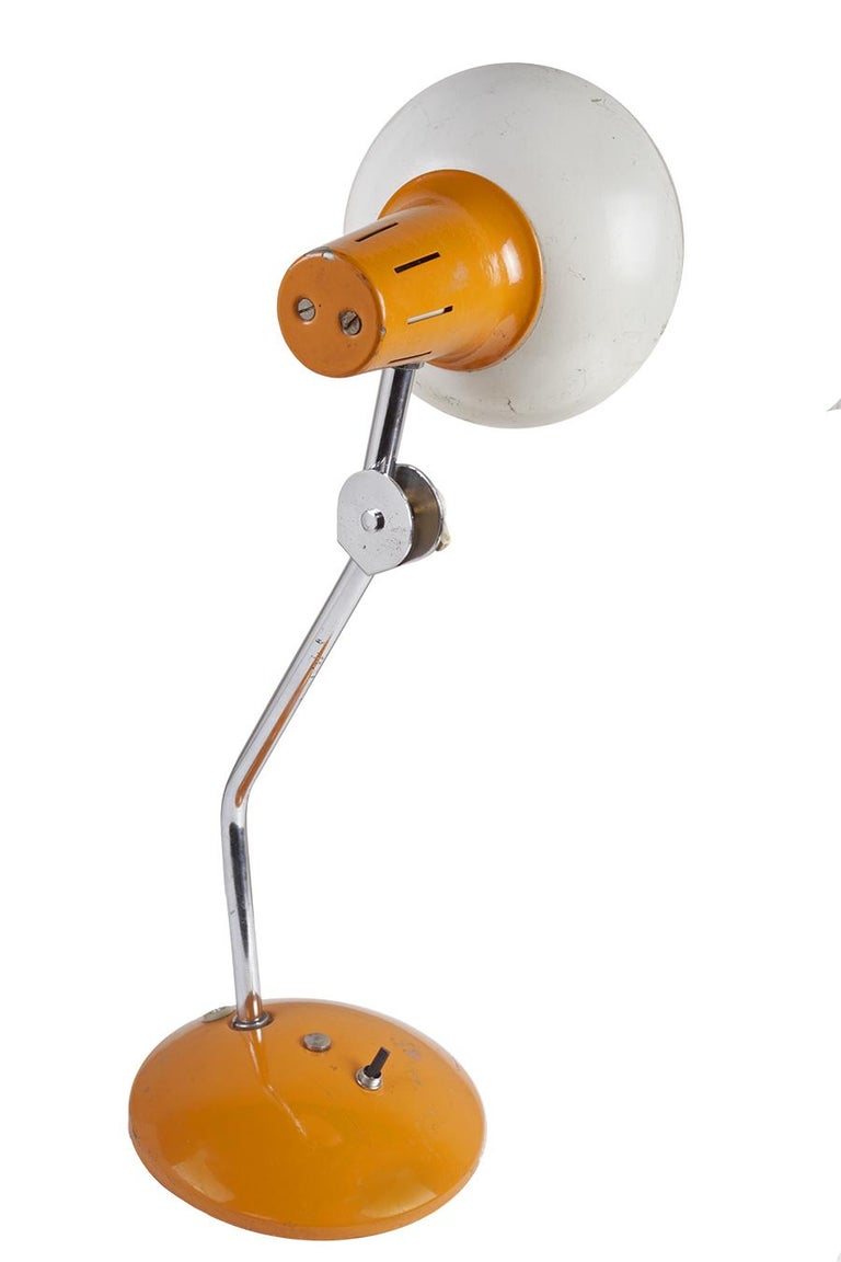 Ship's Nautical Adjustable Desk Lights with Original Paint, Russian ...