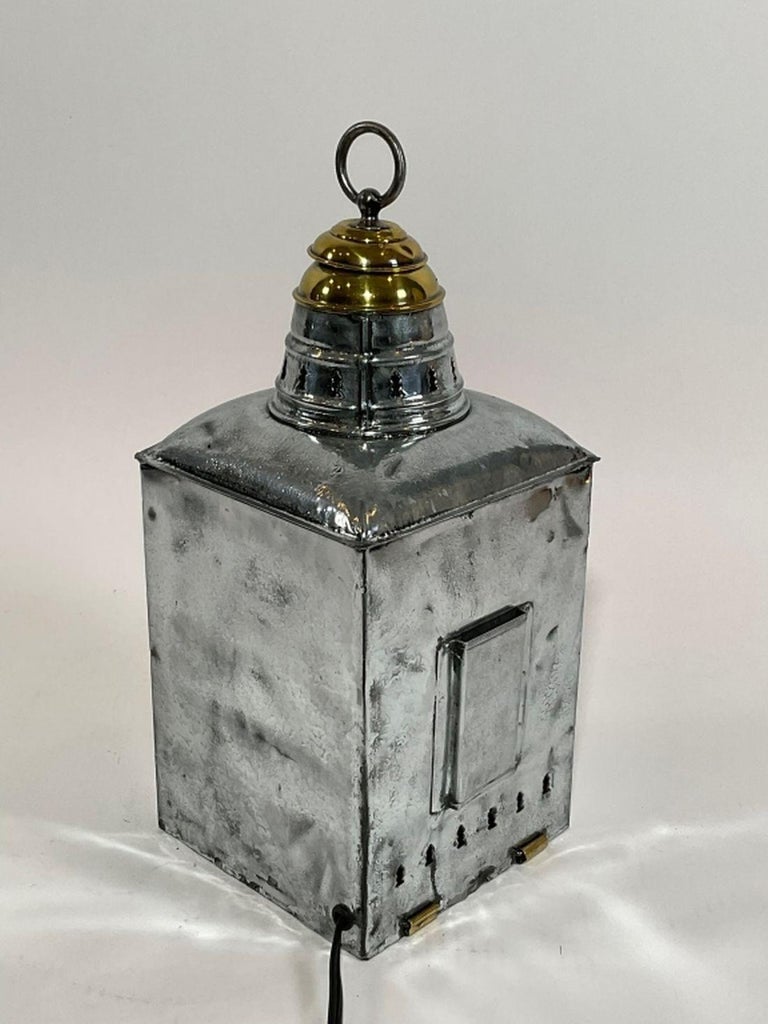 Ships Port Lantern with Fresnel Lens For Sale at 1stDibs