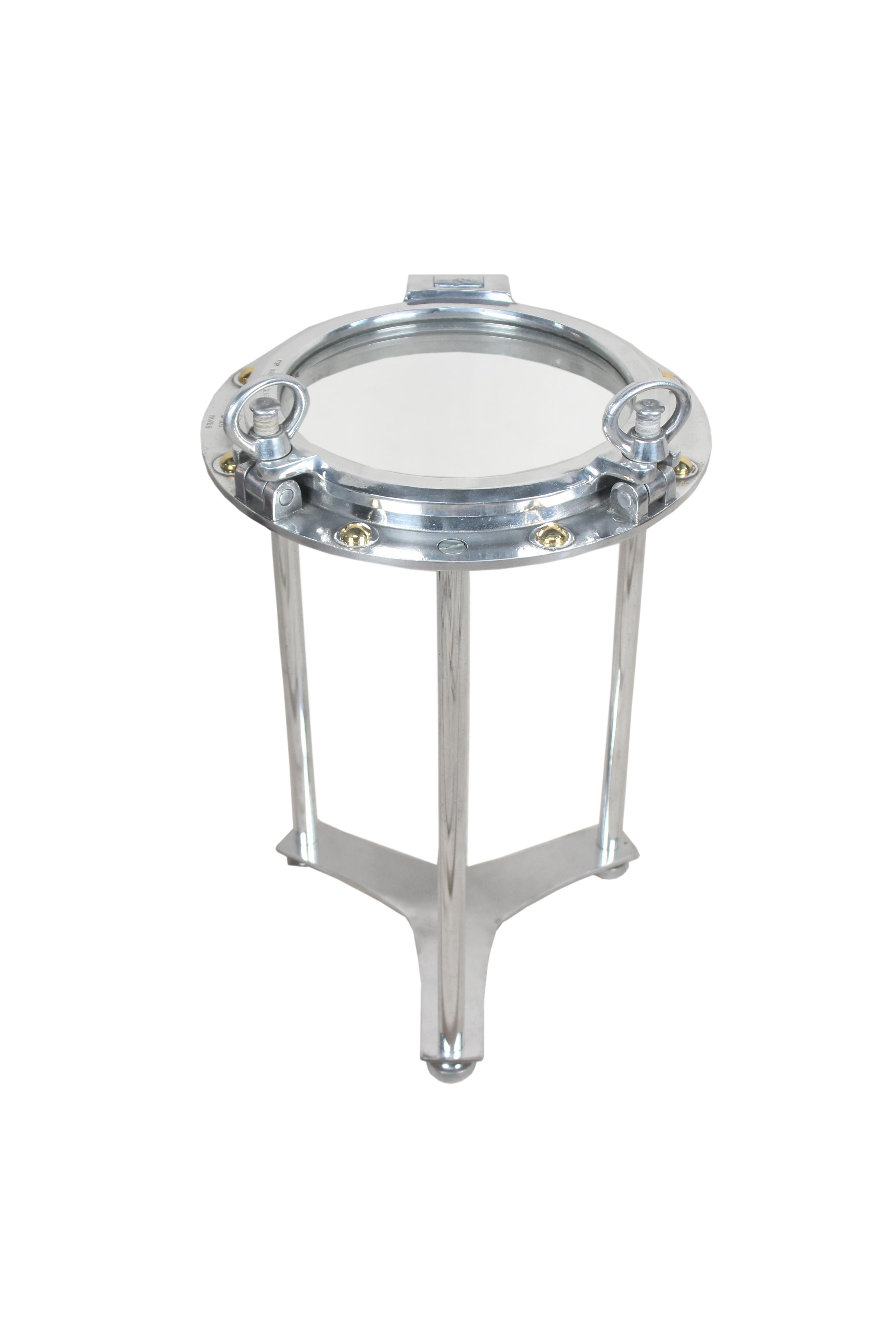 Ship's Porthole Converted to Side Table by Deborah Lockhart Phillips at ...