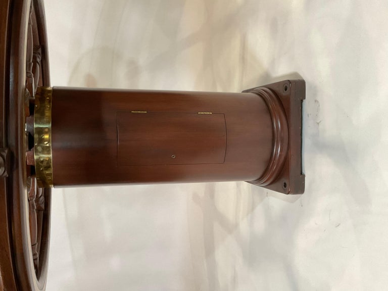 Ships Wheel Bar Height Dining Table For Sale at 1stDibs