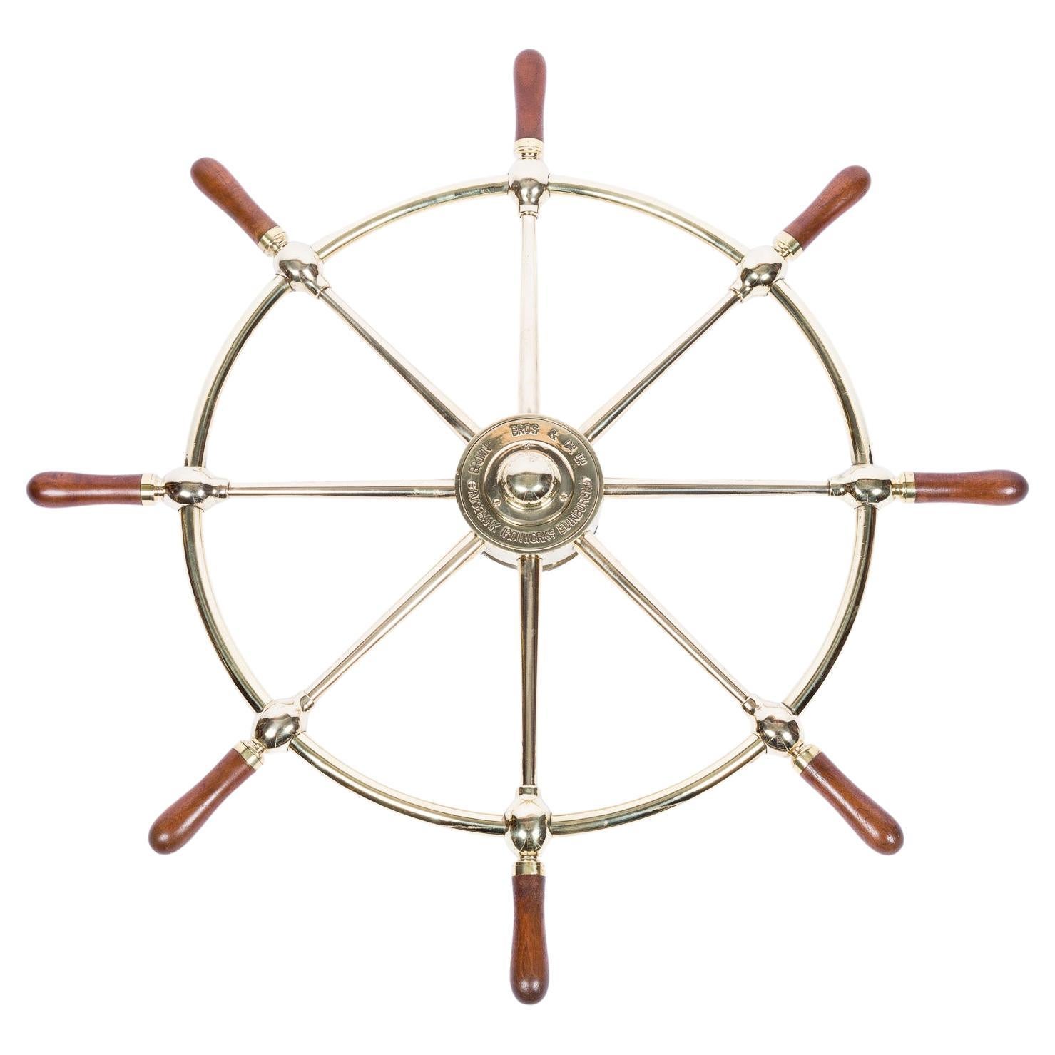 Ship's Wheel on Stand at 1stDibs | ships wheel stand, ship wheel stand ...