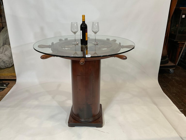 Ships Wheel Pub Table, Circa 1940 For Sale at 1stDibs