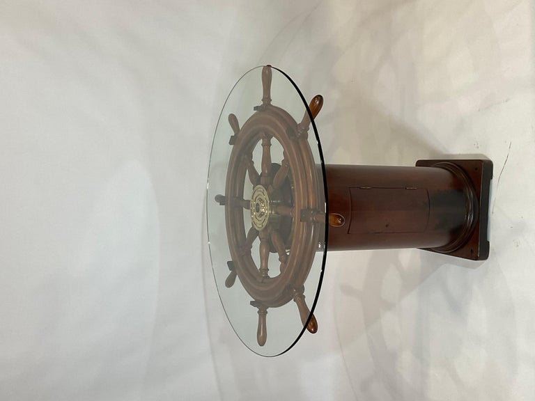 Ships Wheel Pub Table, Circa 1940 For Sale at 1stDibs