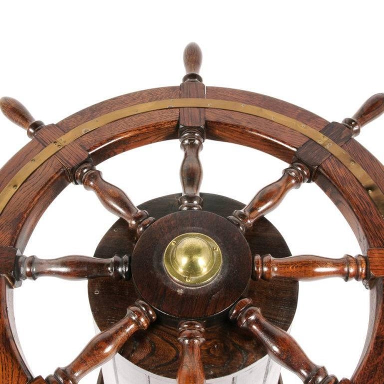 Ship’s Wheel Table at 1stDibs | ship wheel table, ships table