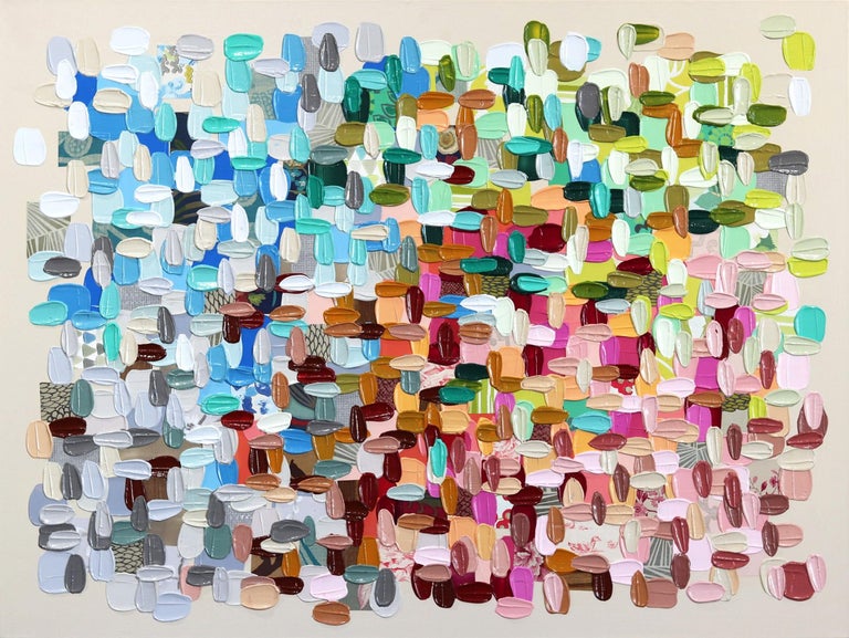 Shiri Phillips - "Earthy" - Impasto Thick Paint Colourful Abstract ...
