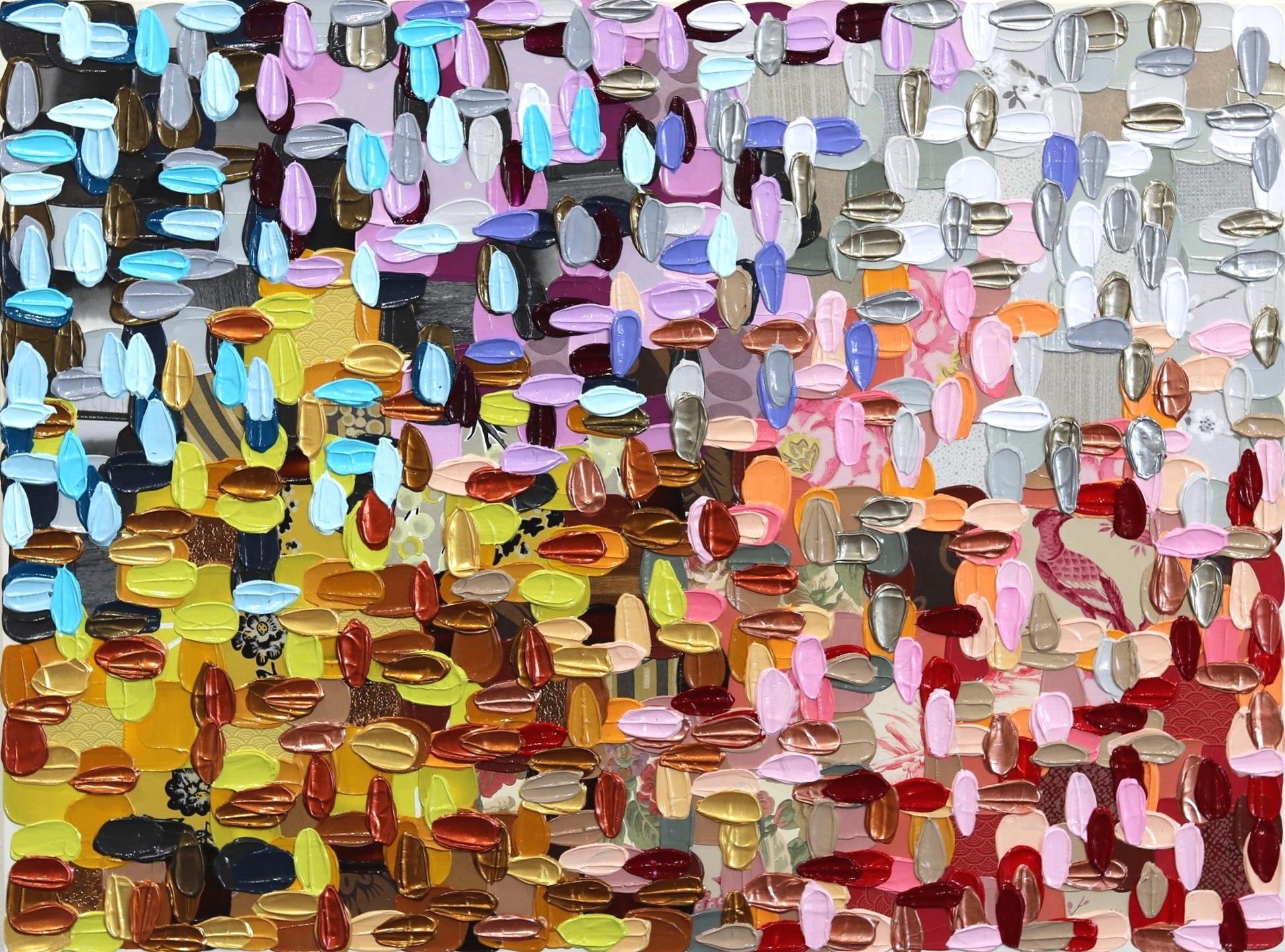 Shiri Phillips - "Earthy" - Impasto Thick Paint Colourful Abstract ...