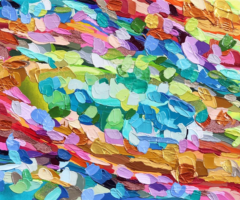Shiri Phillips - "The Eye of Color" - Impasto Thick Paint Colorful ...
