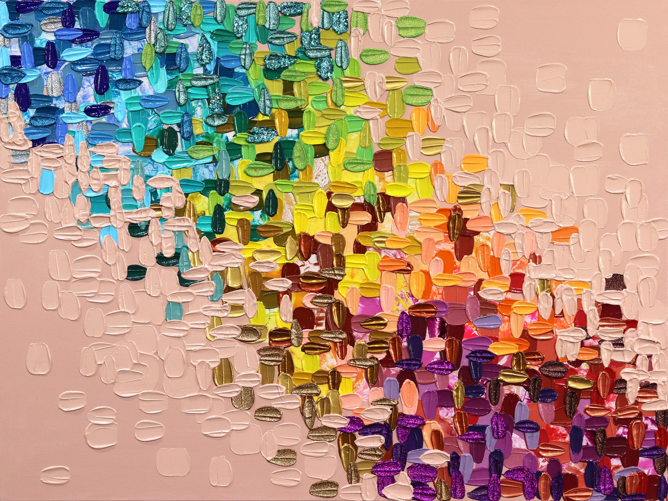 Shiri Phillips - It's A Chunky Painting - Impasto Colorful Textured ...