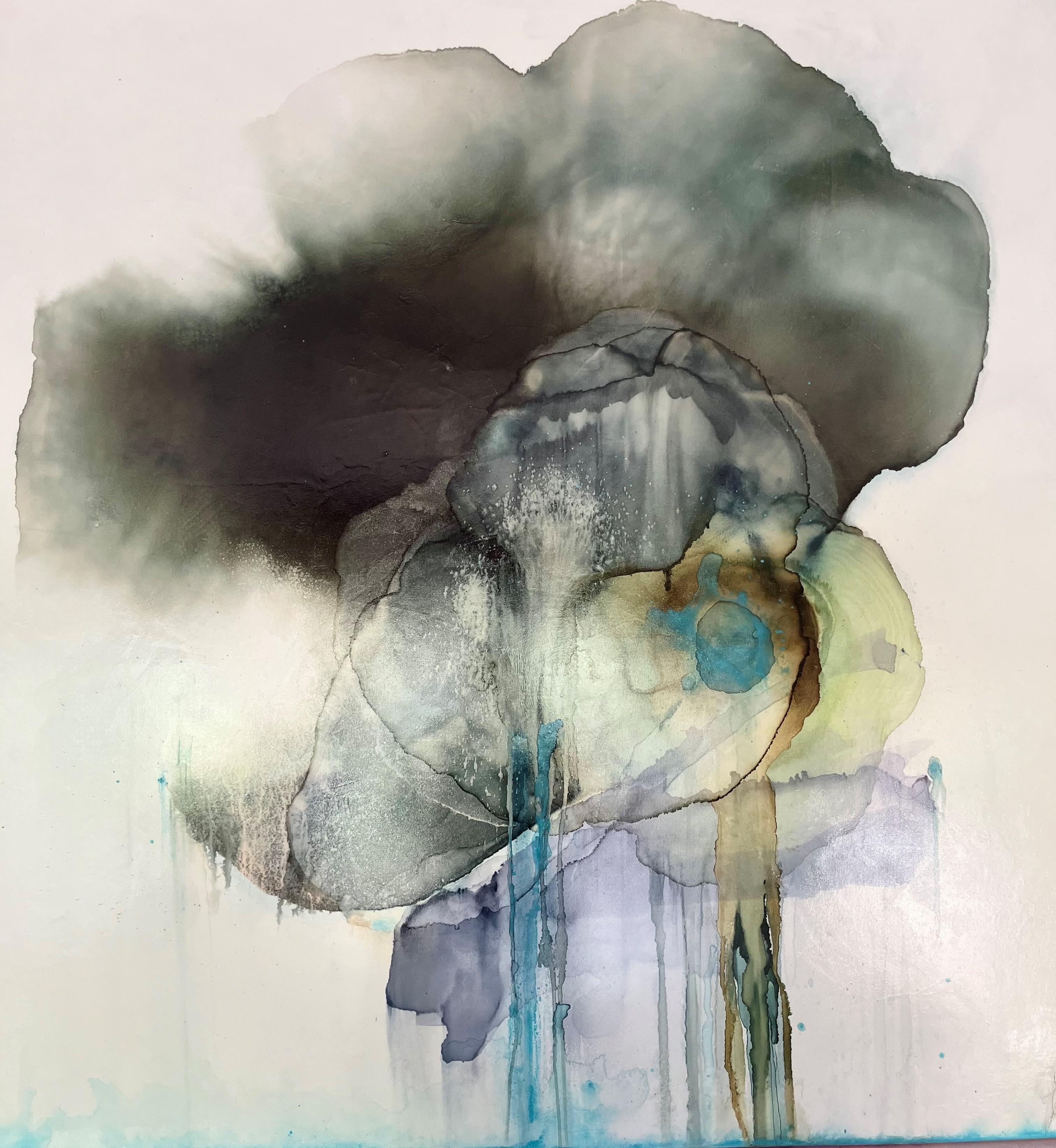 Shirley Lewis - Blue Waters by Shirley Lewis Large Vertical ...