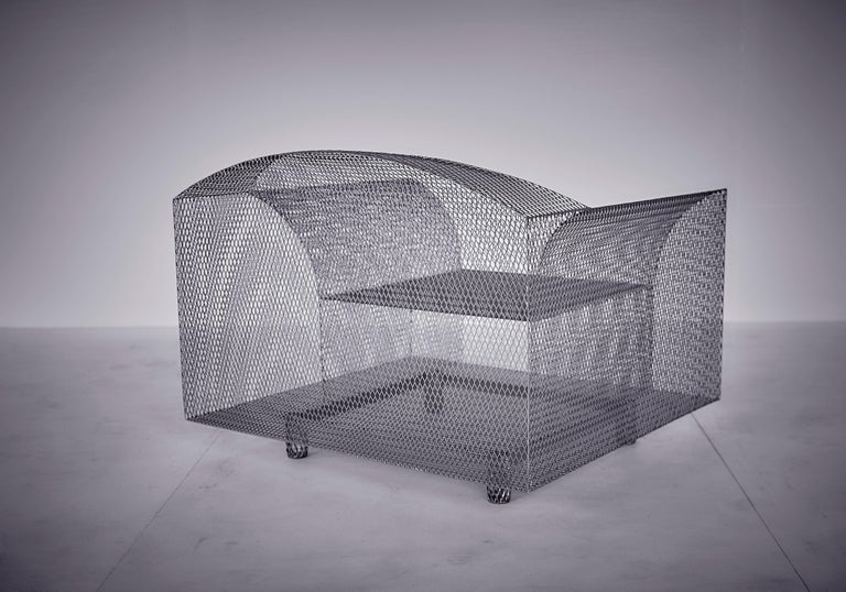 Shiro Kuramata, How High the Moon Armchair, Vitra Edition, 1986 at 1stDibs