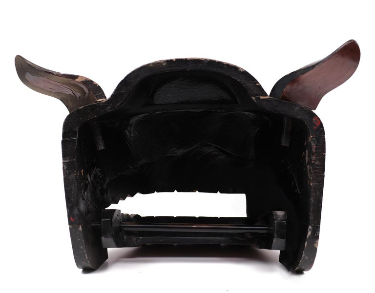 Shishi face Mask Japan 1940s For Sale at 1stDibs