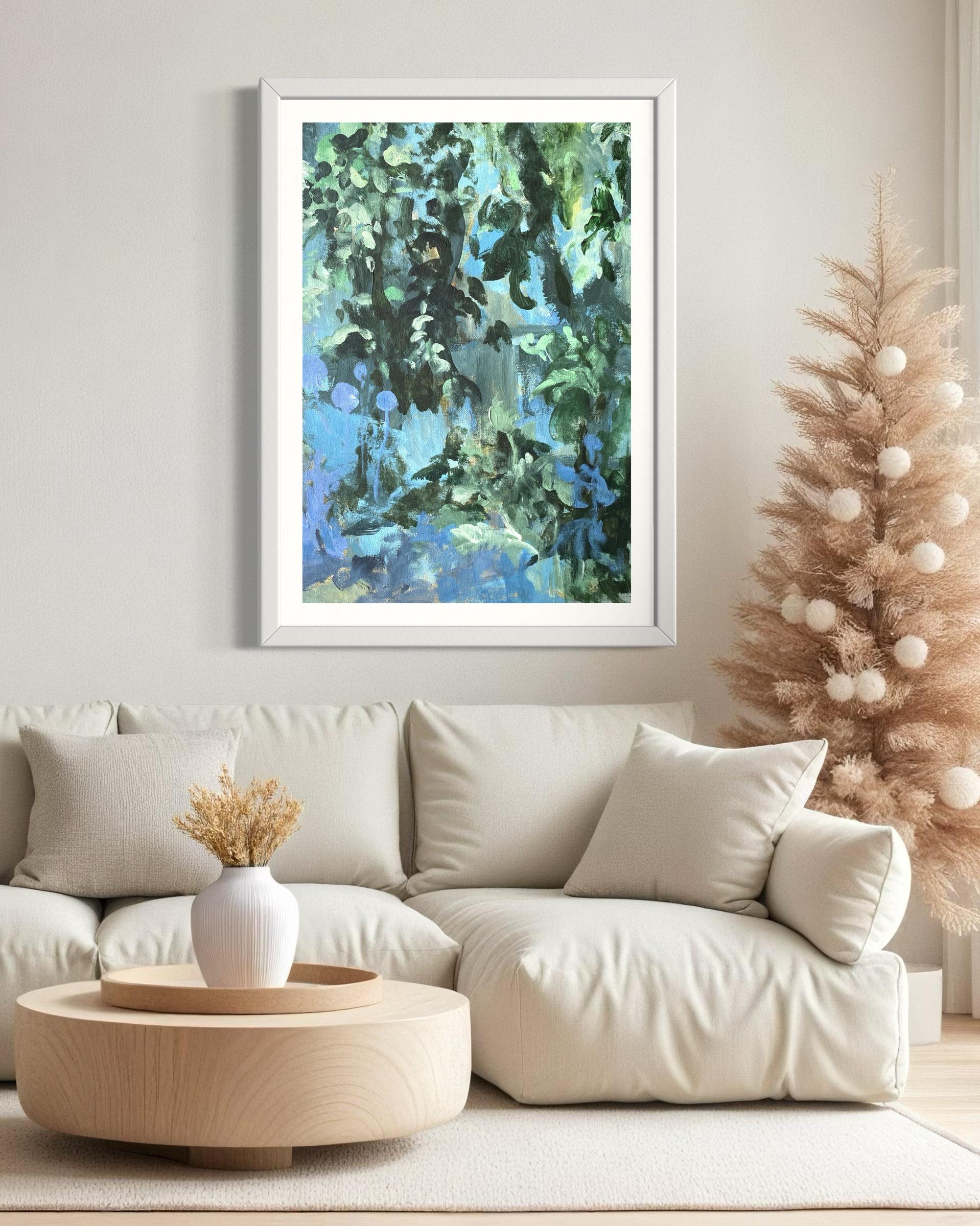 Shizico Yi - Hand-Painted Unique-only OneOff Artist Proof-Summer Night ...