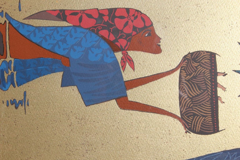 Shlomo Katz - "Moses in a Basket" Serigraph Edition 298/300 from the ...