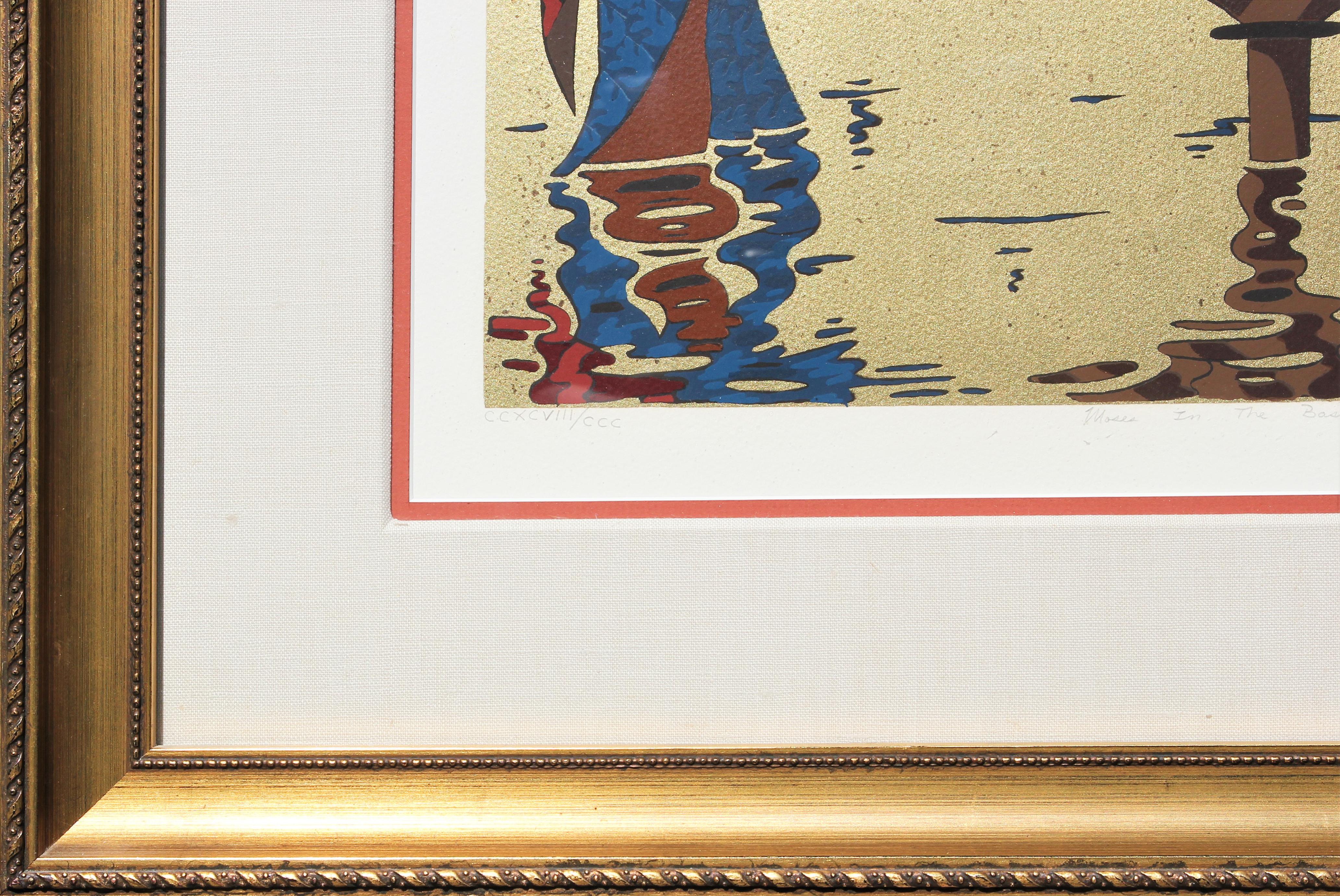 Shlomo Katz - "Moses in a Basket" Serigraph Edition 298/300 from the ...