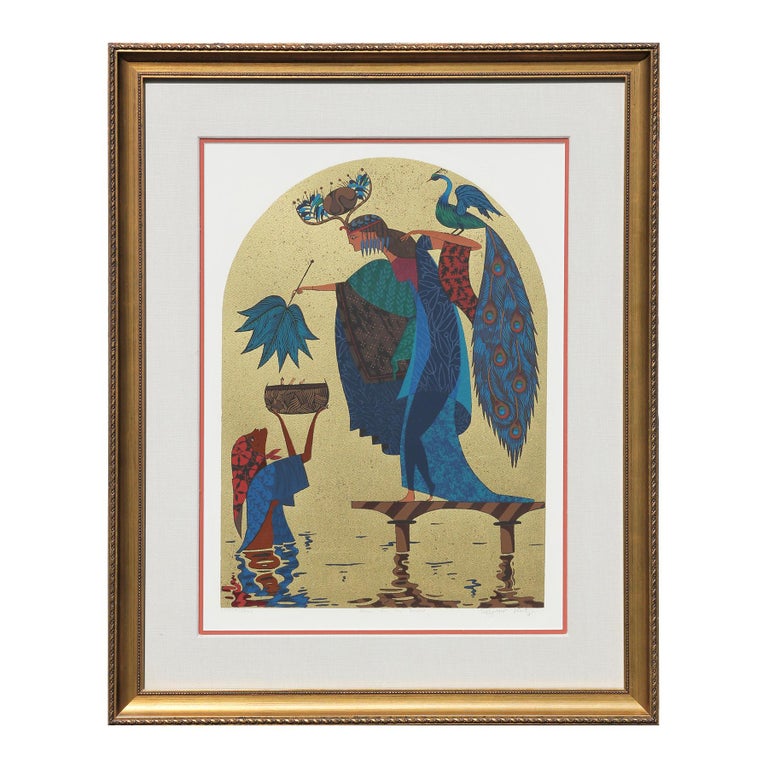 Shlomo Katz - "Moses in a Basket" Serigraph Edition 298/300 from the ...