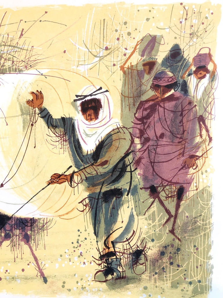 Shmuel Katz - Loaded Donkey, Old City of Jerusalem Israeli Judaica ...