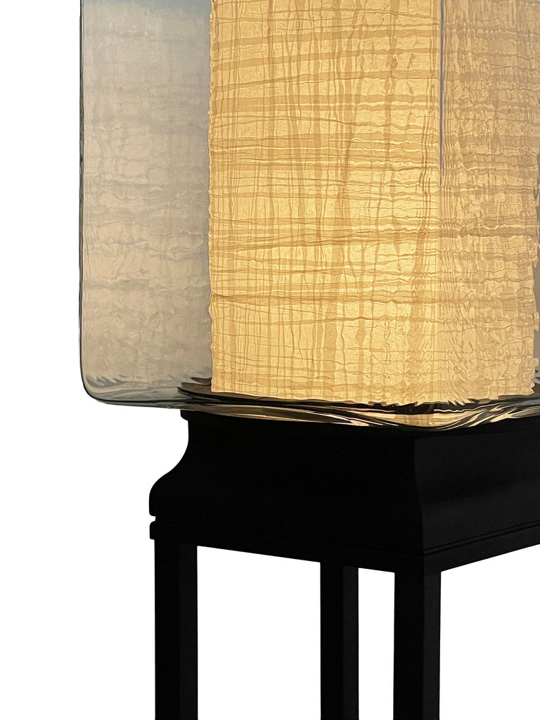 Shoji Floor Lamp André Fu Living Art Déco Garden Brass Bronze Metal ...