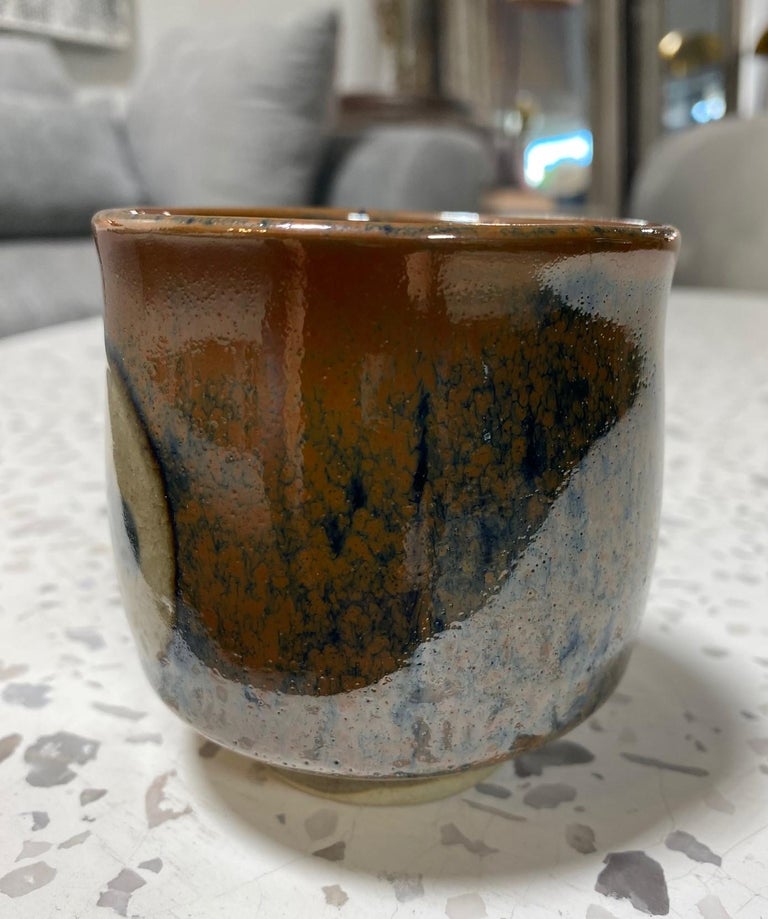 Shoji Hamada Mingei Kakiyu Kaki Glaze Japanese Studio Pottery Yunomi ...