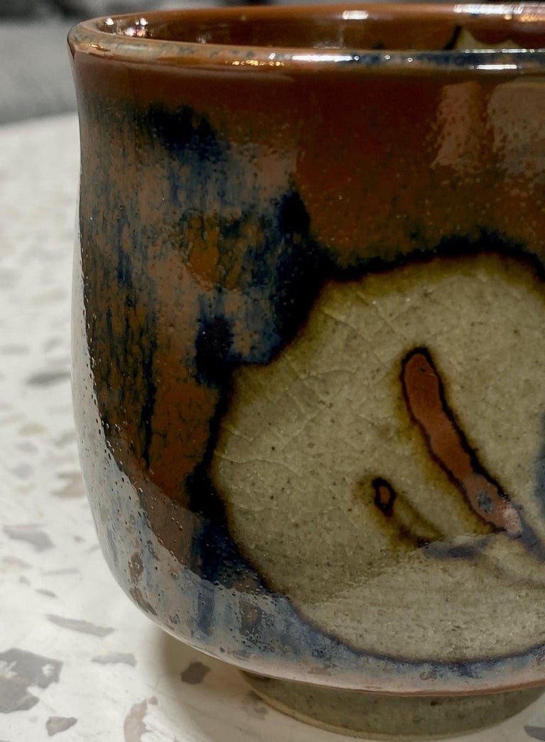 Shoji Hamada Mingei Kakiyu Kaki Glaze Japanese Studio Pottery Yunomi ...