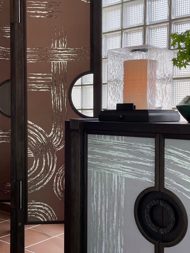 Shoji Table Lamp André Fu Living Art Déco Garden Brass Bronze Metal ...