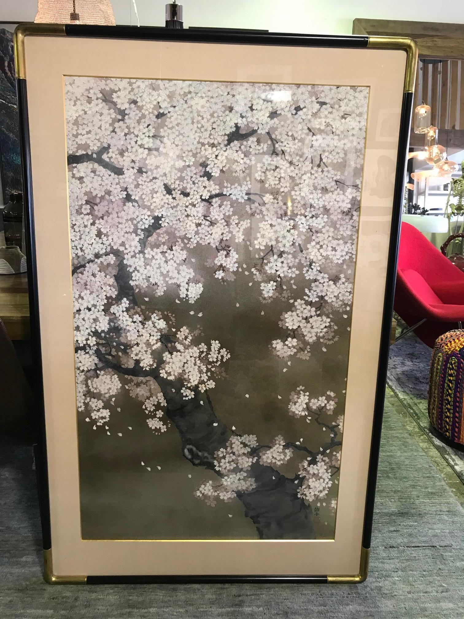 Shoko Ohta Large Japanese Original Cherry Blossoms Tree Serene Nihonga ...