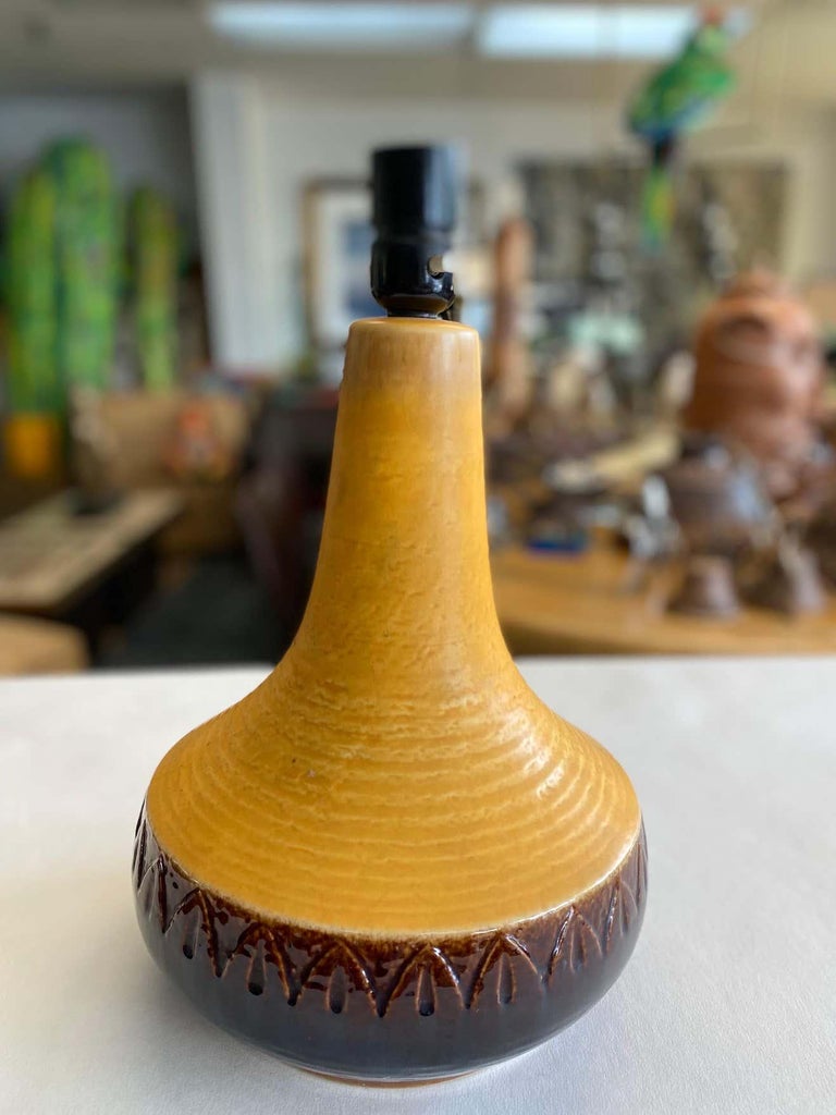 Søholm Danish Modern Ceramic Table Lamp, Denmark, 1960s For Sale at 1stDibs