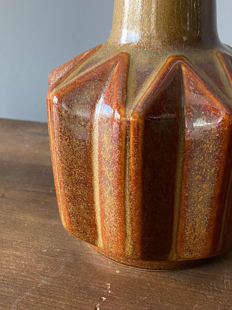 Søholm Keramik, Small Table Lamp, Glazed Stoneware, Bornholm, Denmark ...