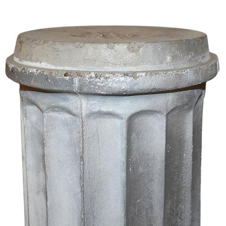 Short Architectural Rustic Greek Concrete Corinthian Column 20th ...