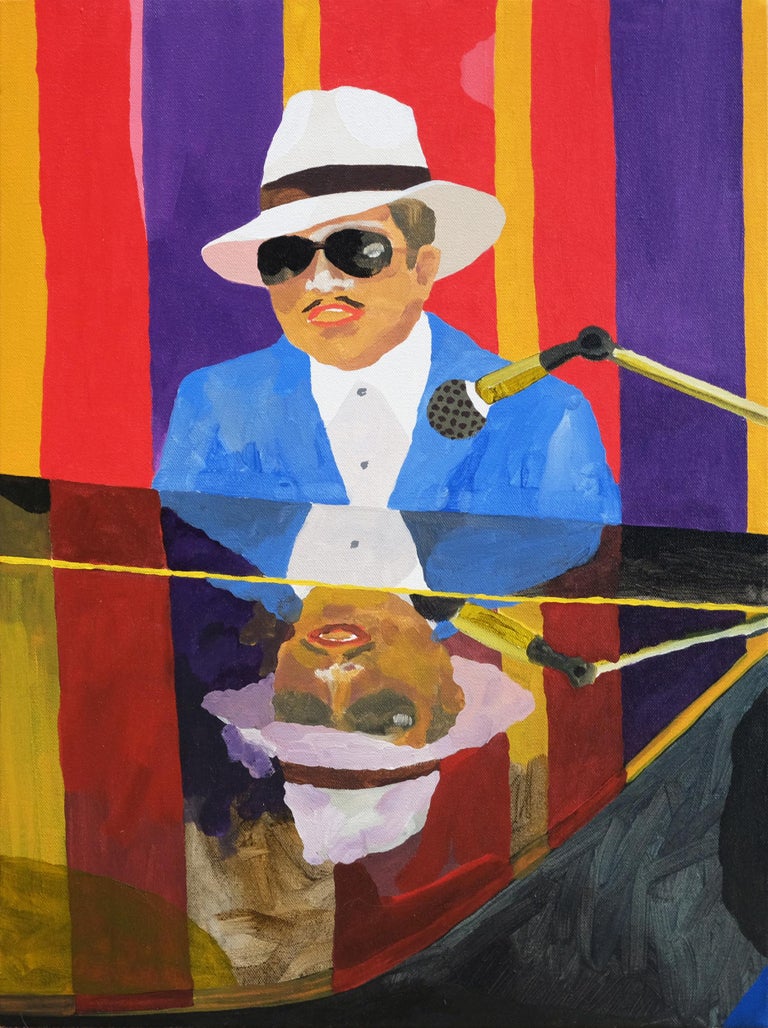 'Short Mike' Portrait Painting by Alan Fears Pop Art For Sale at 1stDibs
