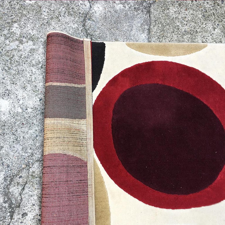 Short Pile Carpet with Irregular Circular Decorations, 1990s For Sale ...