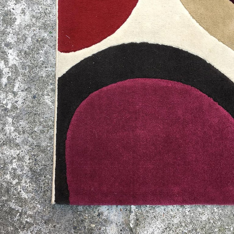 Short Pile Carpet with Irregular Circular Decorations, 1990s For Sale ...