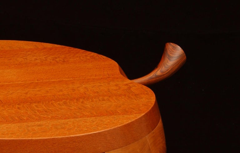 Shoshana Apple Side Table w/Drawer, Cherry and Australian Lacewood by ...