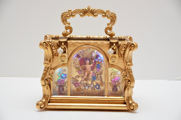 Dolce and Gabbana Angel Cherub Handbag With Lights 2017 Runway $15,000 ...