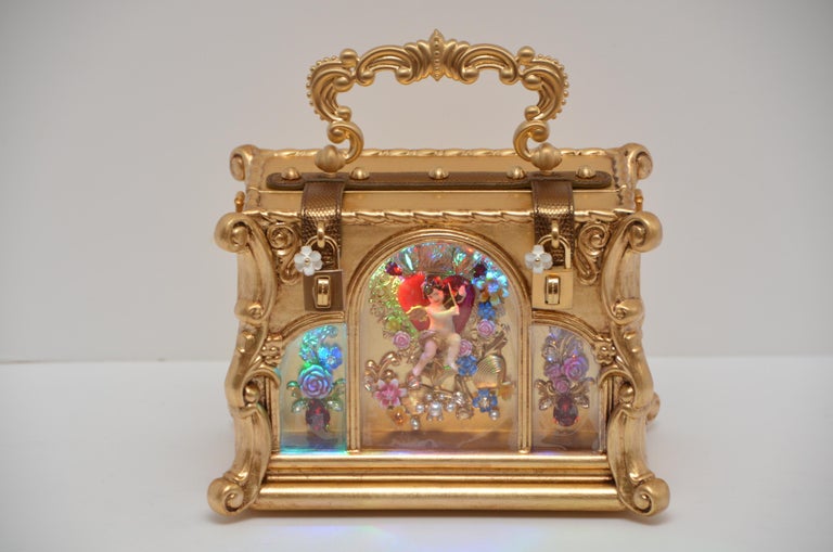 Dolce and Gabbana Angel Cherub Handbag With Lights 2017 Runway $15,000 ...