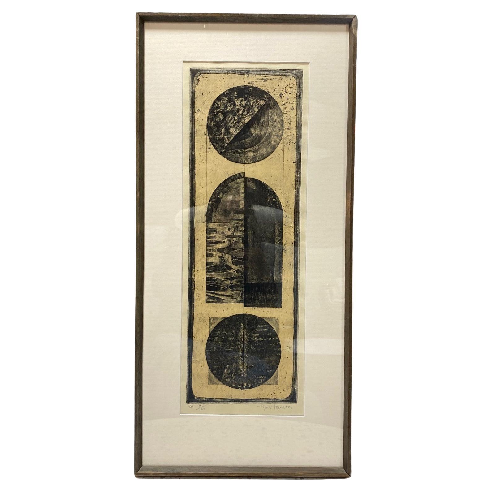 Shozo Komatsu Signed Limited Edition Japanese Abstract Expressionism ...