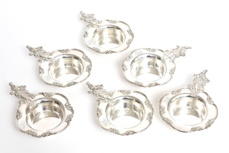 Shreve and Co Figural Man and Woman Sterling Silver Ramekins Set of 12 ...