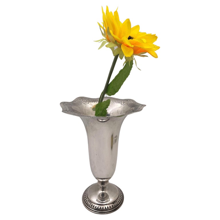 Shreve and Co. Sterling Silver Vase from the Early 20th Century For ...