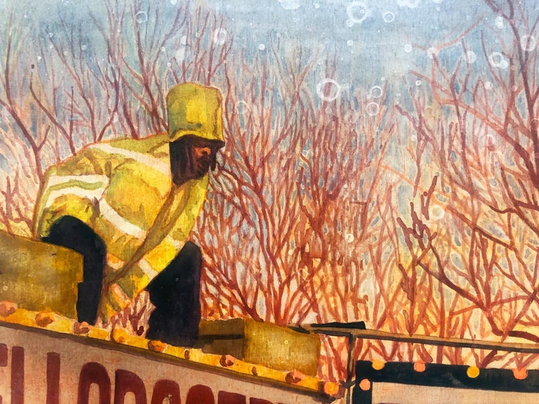 Shuto Okayasu - Red Tree For Sale at 1stDibs