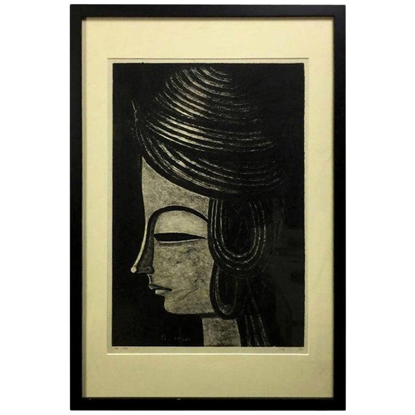 1931 Shin-Hanga Print, Japanese Woodcut Woodblock Print, Torii by ...