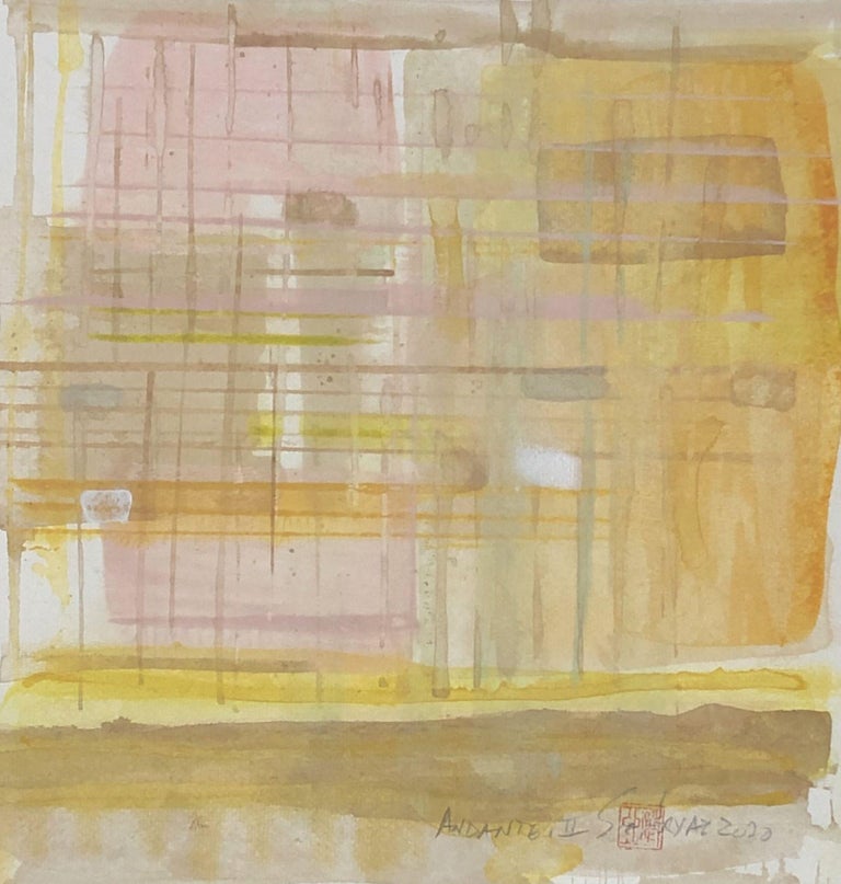 Sia Aryai - Andante. II framed Original Abstract painting, Painting ...