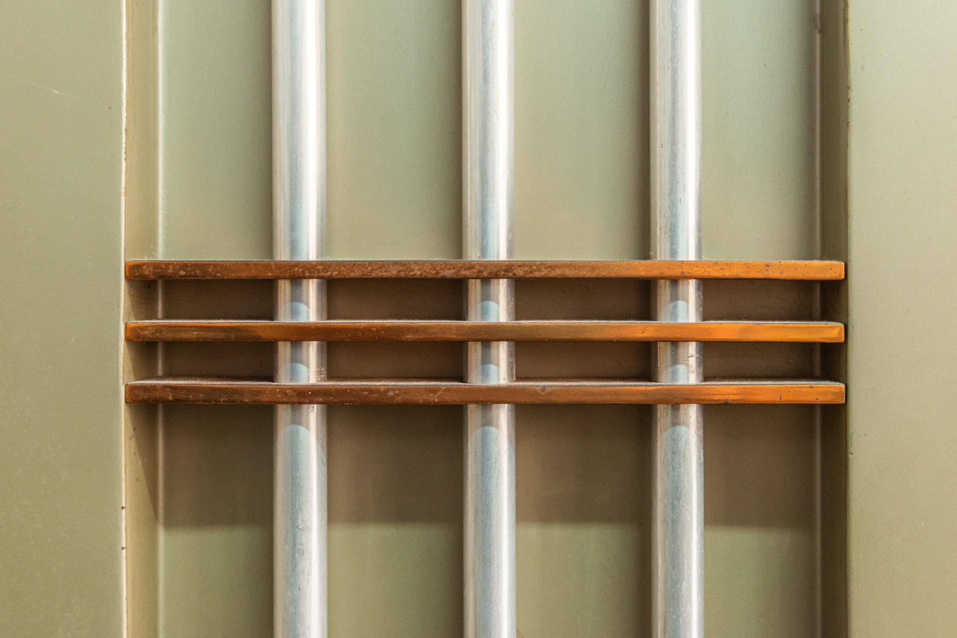 S.I.A.M., Industrial Locker Room, Lacquered Sheet, circa 1970, Italy ...