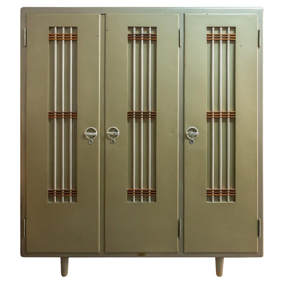 S.I.A.M., Industrial Locker Room, Lacquered Sheet, circa 1970, Italy ...
