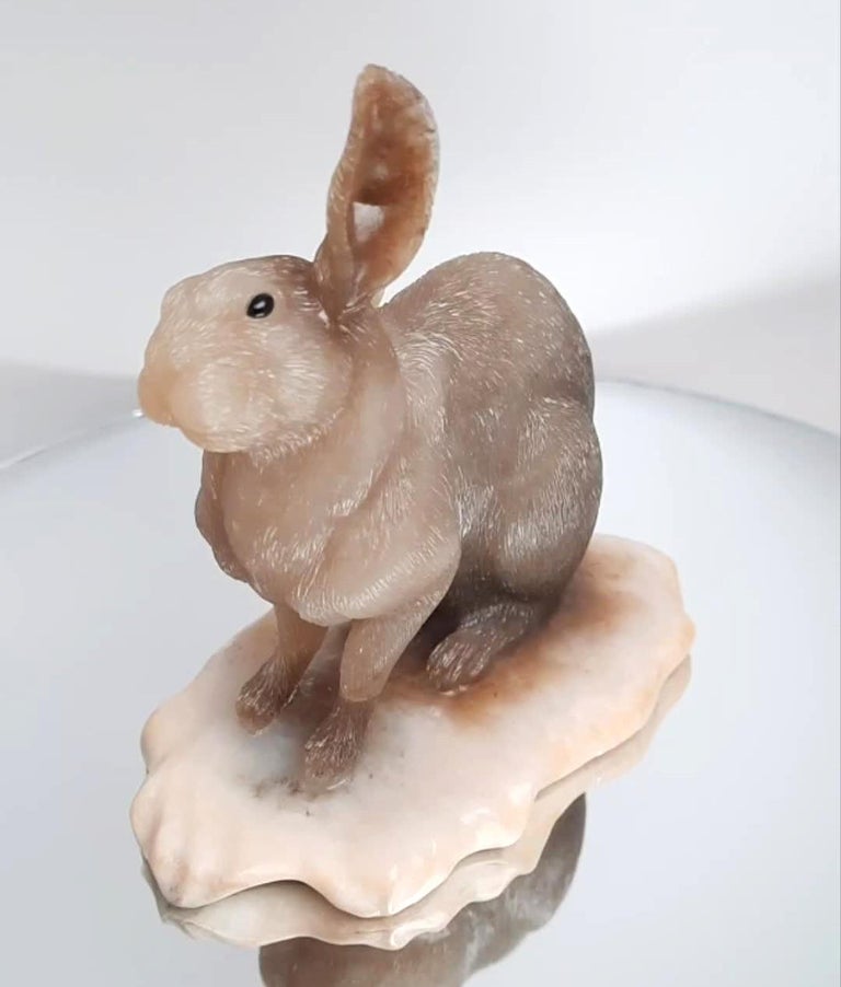 Siberian Nephrite Rabbit Miniature For Sale at 1stDibs