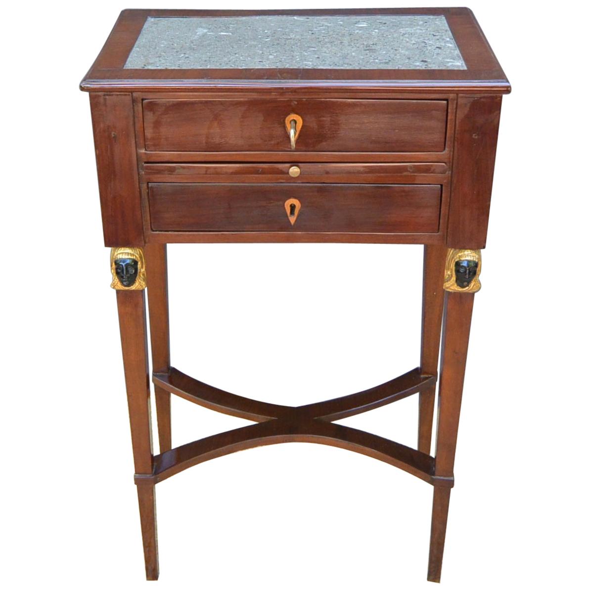 Italian Marble Specimen Table at 1stDibs