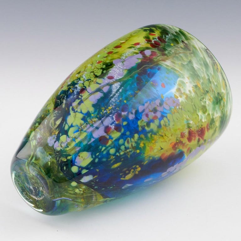 Siddy Langley 'Spring Garden' Pattern Open Vase, 2022 For Sale at 1stDibs